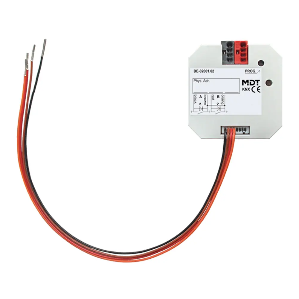 MDT BE-02001.02 KNX Tasterschnittstelle UP potentialfrei 2-fach online kaufen im Voltus Elektro Shop