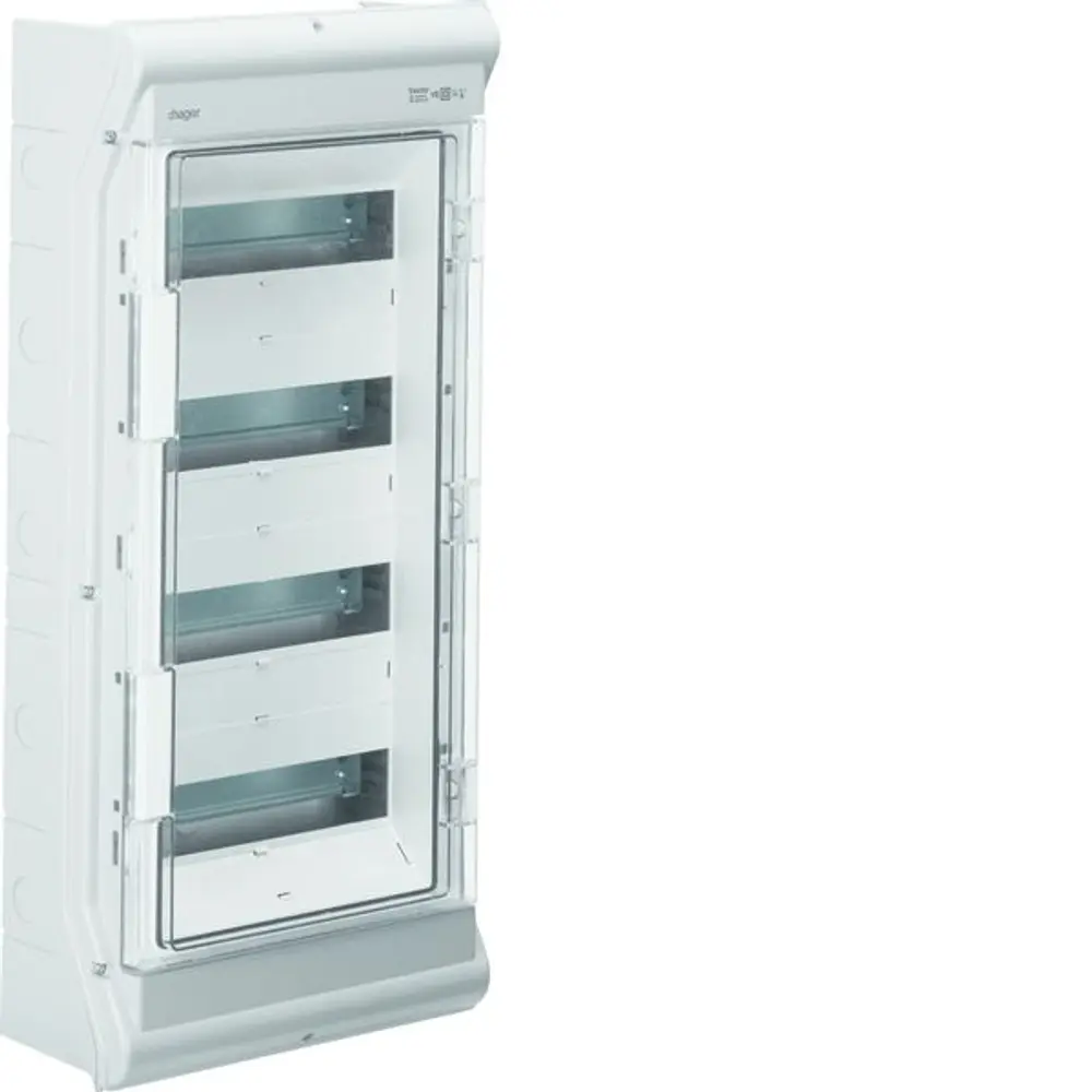 HAGER VE412PN AP-Kleinverteiler Vector UV-stabil 4-reihig, 48 TE online ...