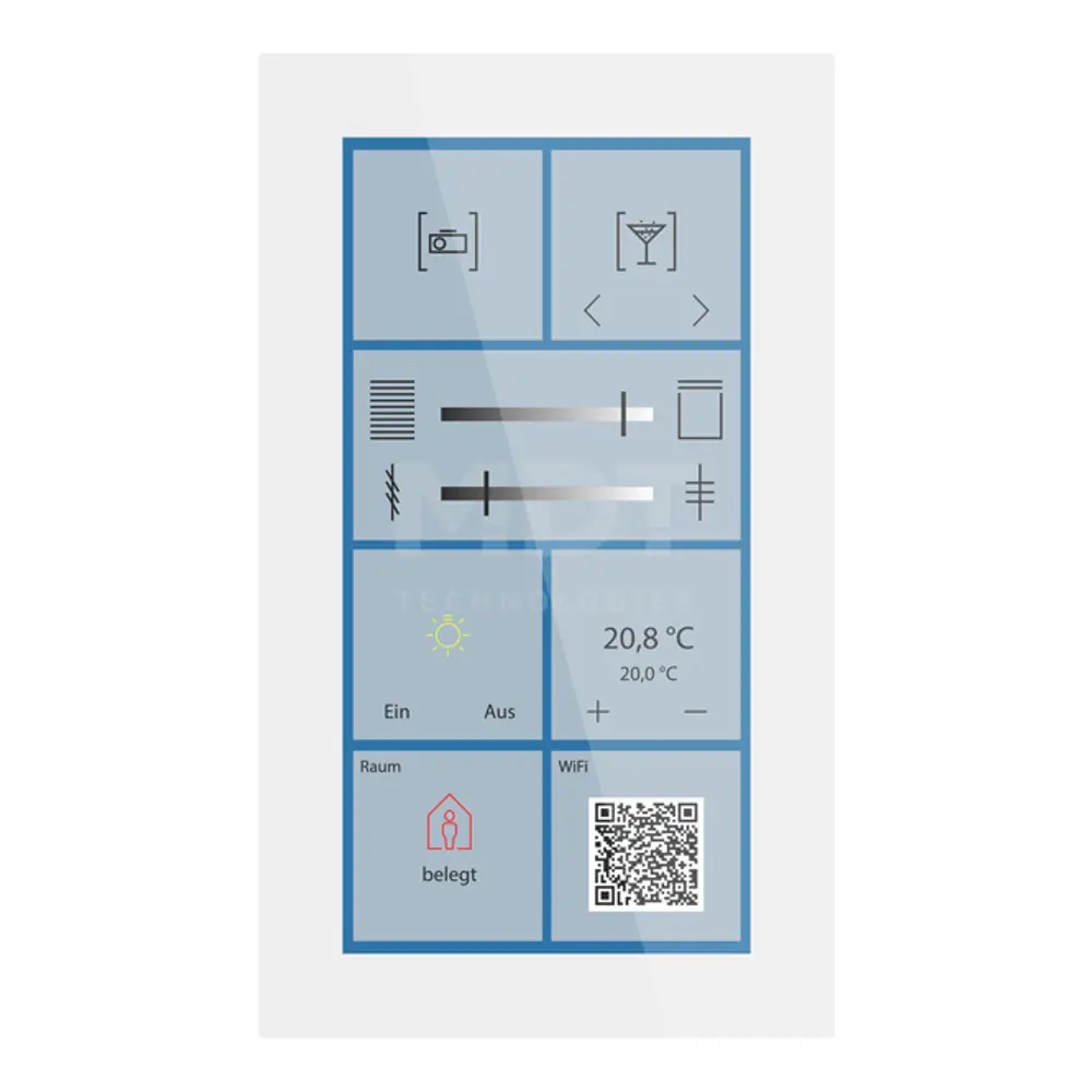MDT BE-GTSP6TW.01S KNX Glas Touch Smart Plus | glas weiß online kaufen im Voltus Elektro Shop