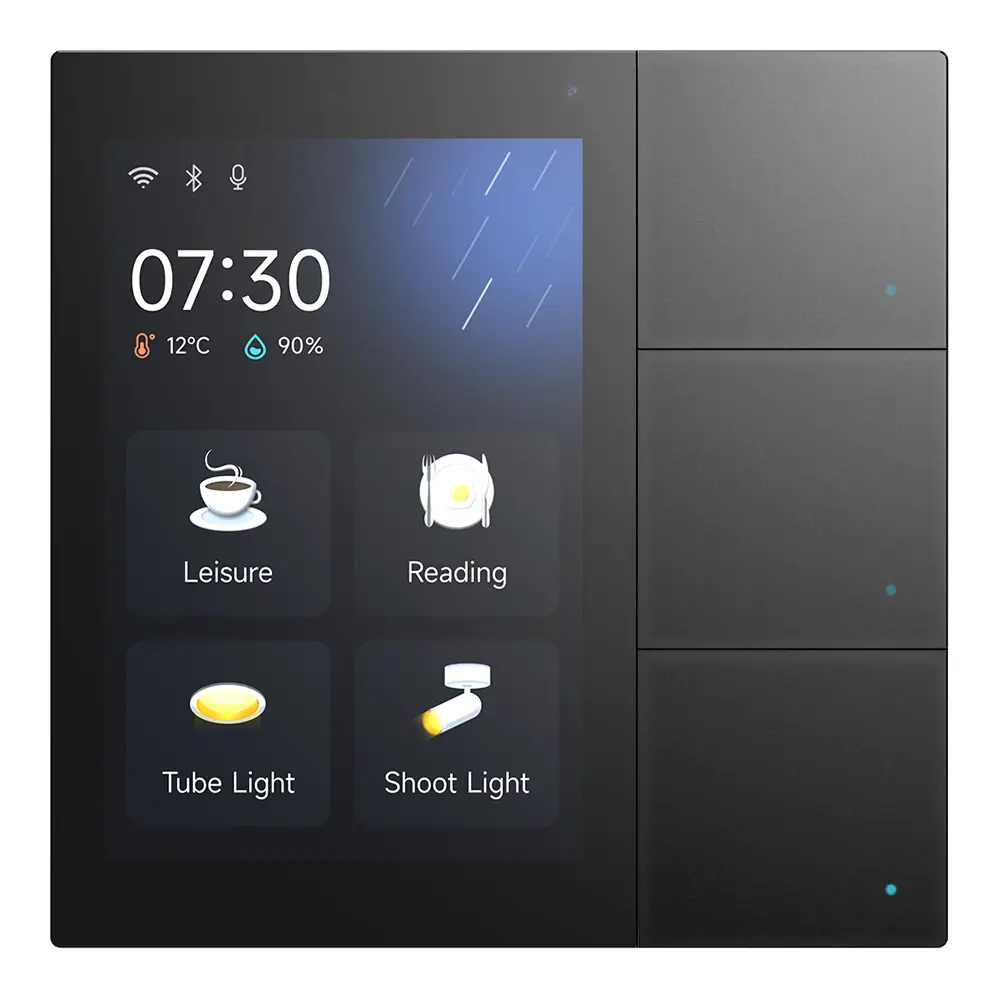 GVS CHTF-3.3/3.2.11 KNX-Raumcontroller Smart Touch S3 3-fach, glas | schwarz online kaufen im ...