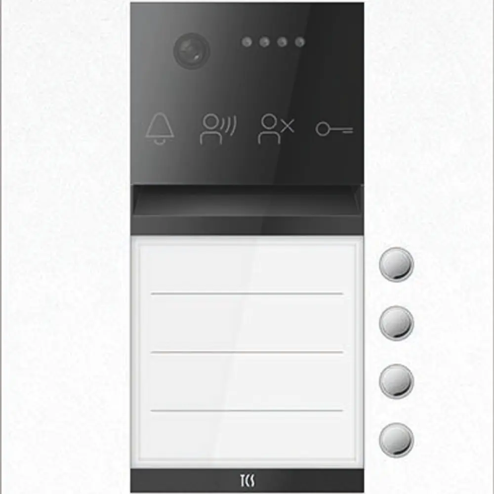 TCS AVU400104-0019 IP Video Außenstation UP PRO PES 4 Tasten, 1 Spalte ...