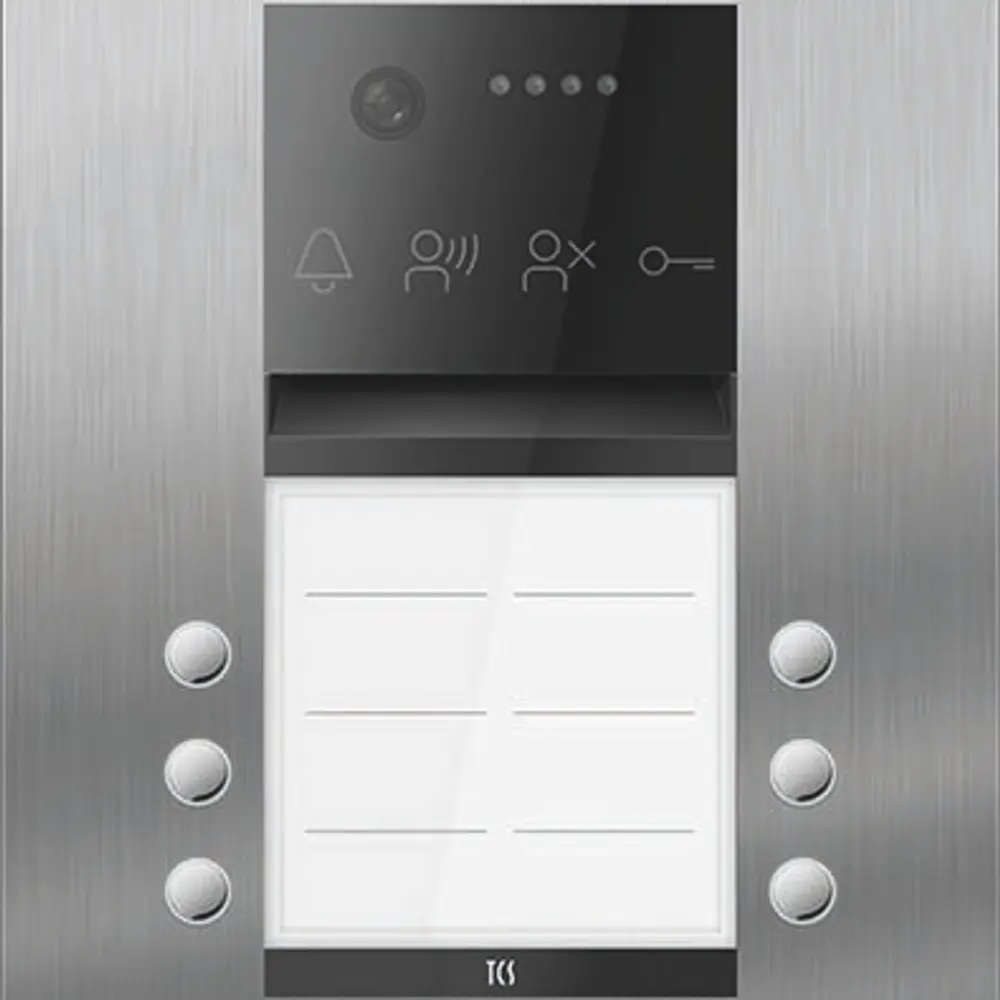 TCS AVU400206-0030 IP Video Außenstation UP PRO PES 6 Tasten, 1 Spalte ...