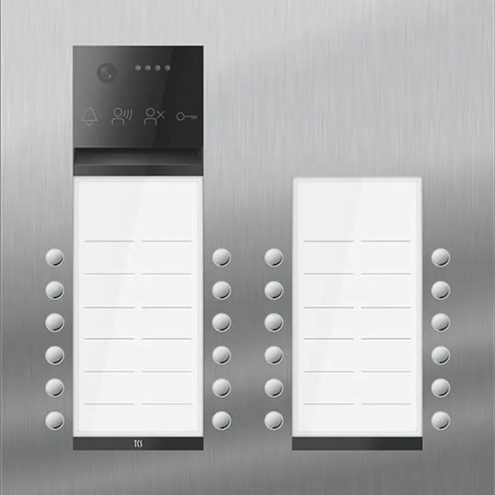 TCS AVU400424-0030 IP Video Außenstation UP PRO PES 24 Tasten, 2 ...